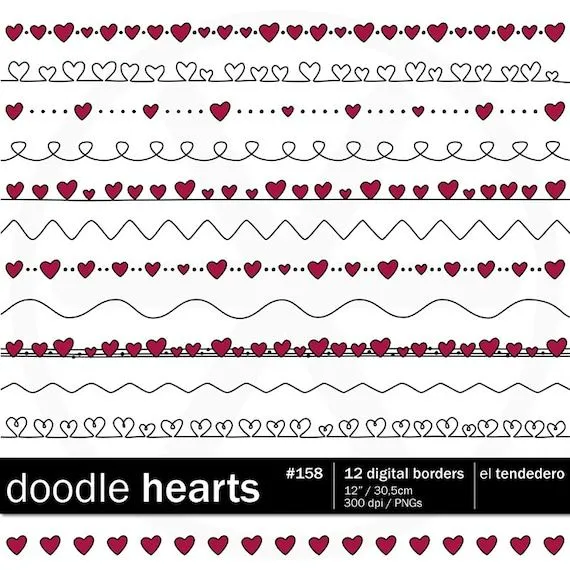 BORDERS DE CORAZONES - Imagui