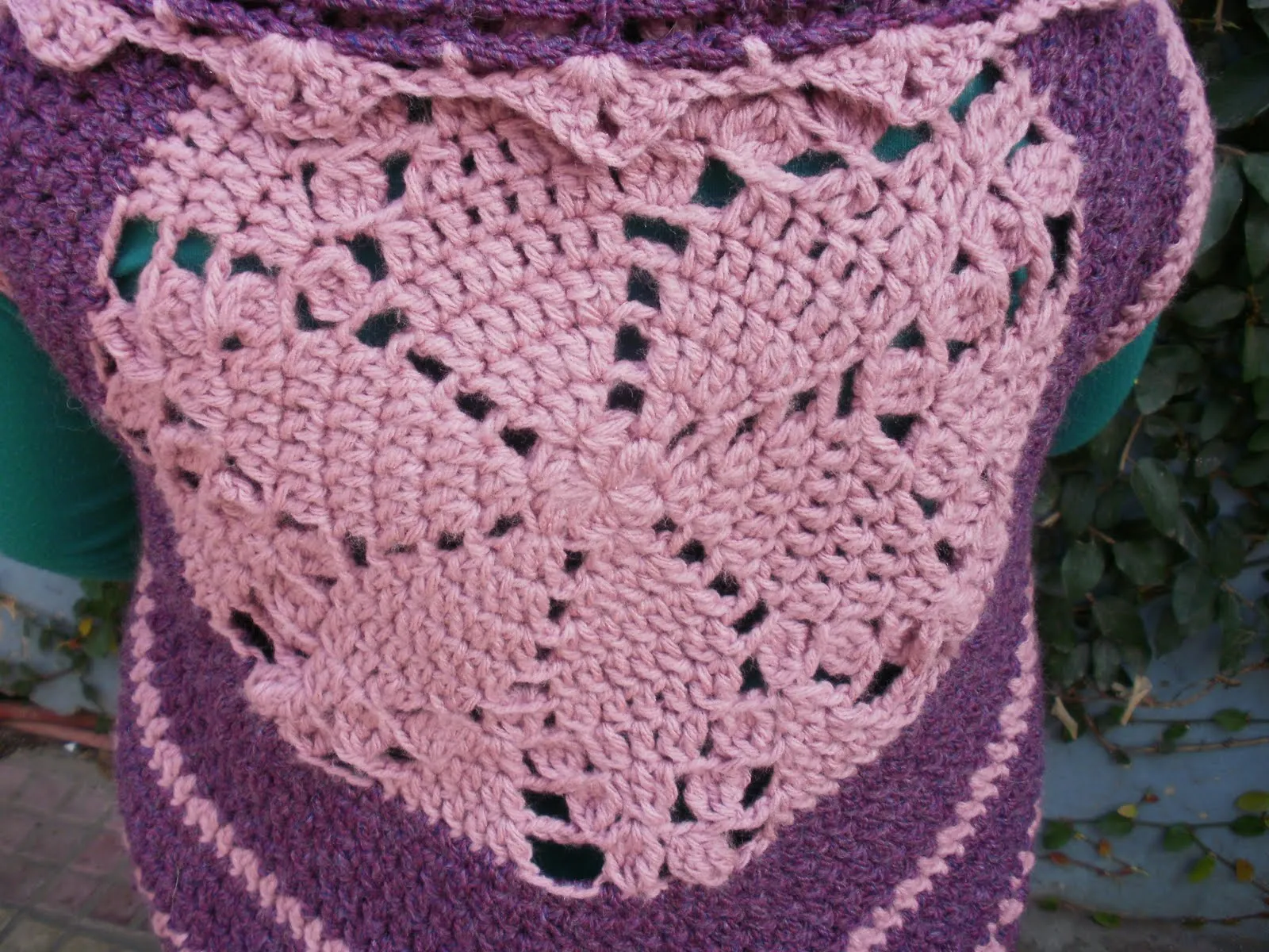 Chaleco circular en crochet - Imagui