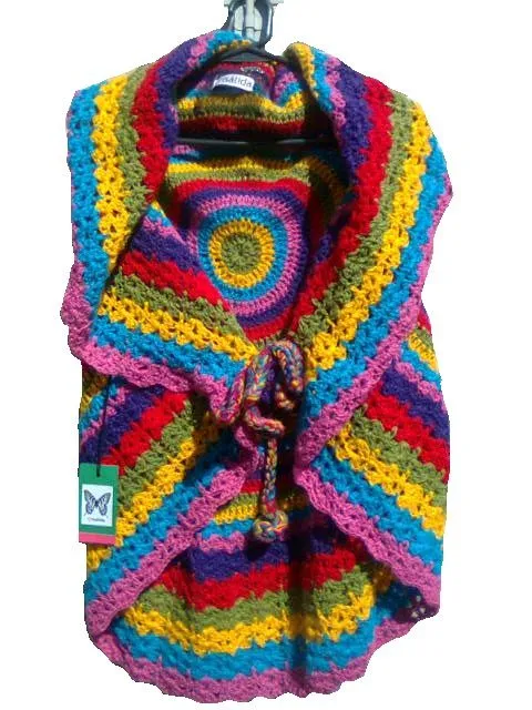 Chaleco multicolor - Imagui