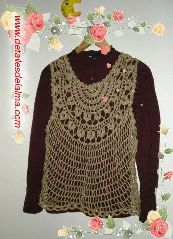 Patron chaleco crochet - Imagui