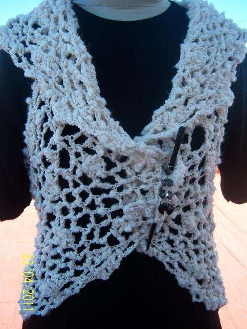 Chalecos tejido a mano - Imagui