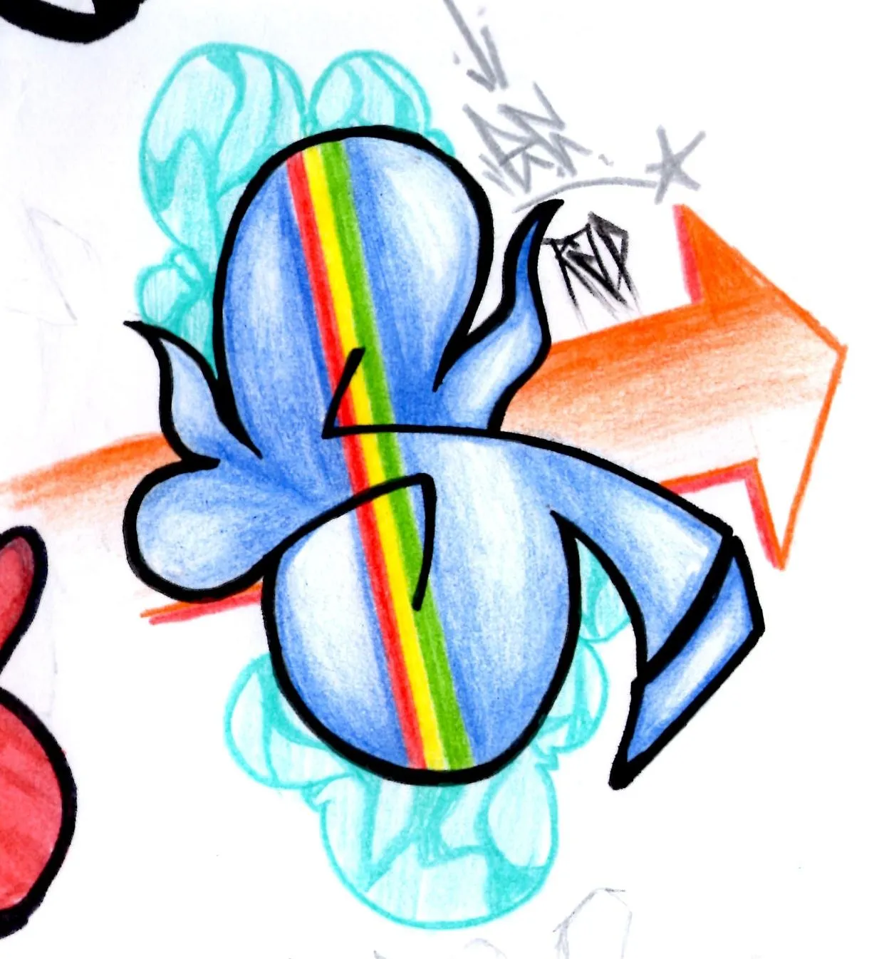 Dibujos graffitis bocetos - Imagui