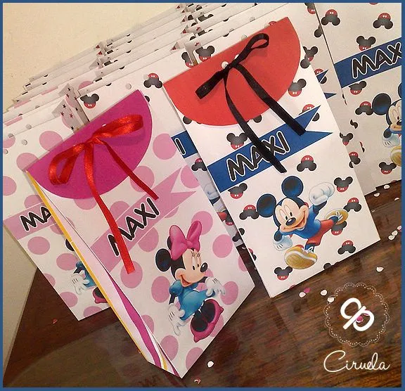 Cotillon de Minnie y Mickey - Imagui