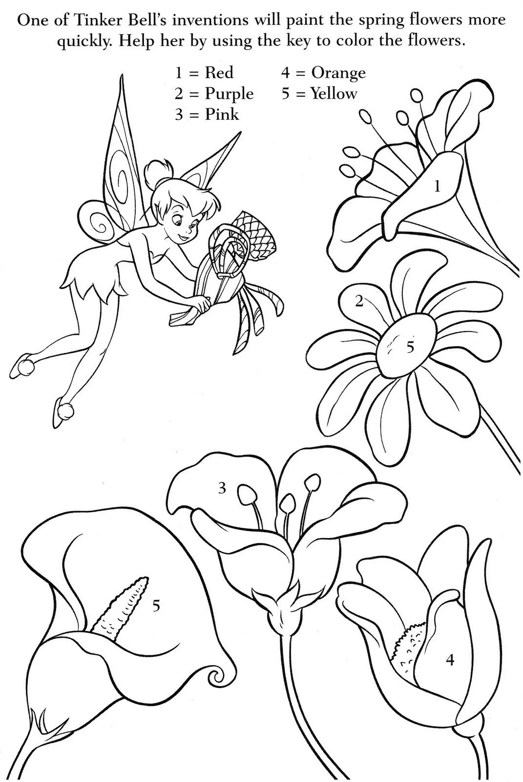 Tinkerbell para colorear navidad - Imagui