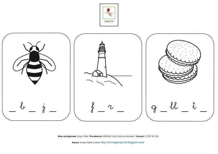 Palabras con vocales - Imagui