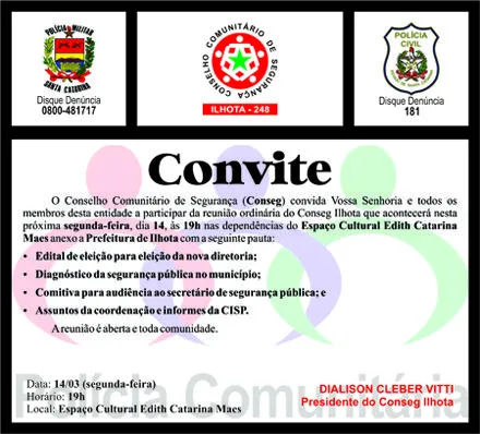 Modelo de convite para reunião - Imagui