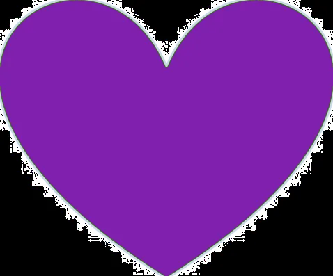Imagen de corazon morado - Imagui
