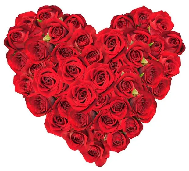 Corazon con rosas imagen - Imagui