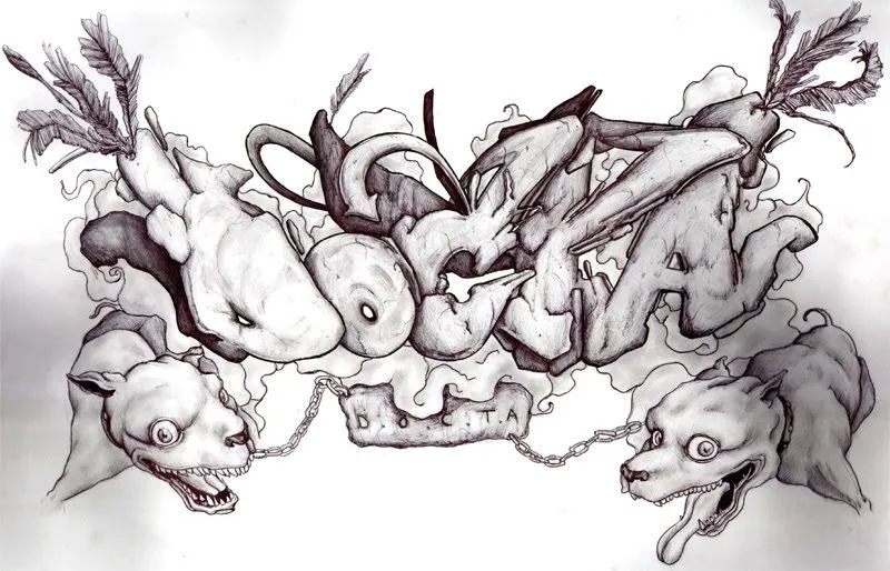 Graffitis bocetos - Imagui