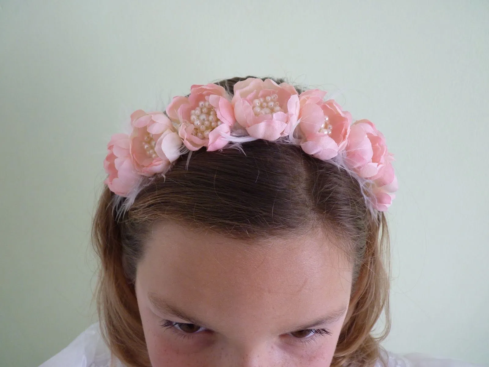 Diademas para primera comunión - Imagui