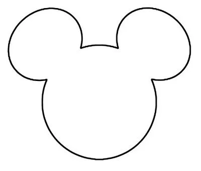 Mickey Mouse head template - Imagui