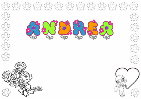 Nombres para pintar e imprimir - Imagui