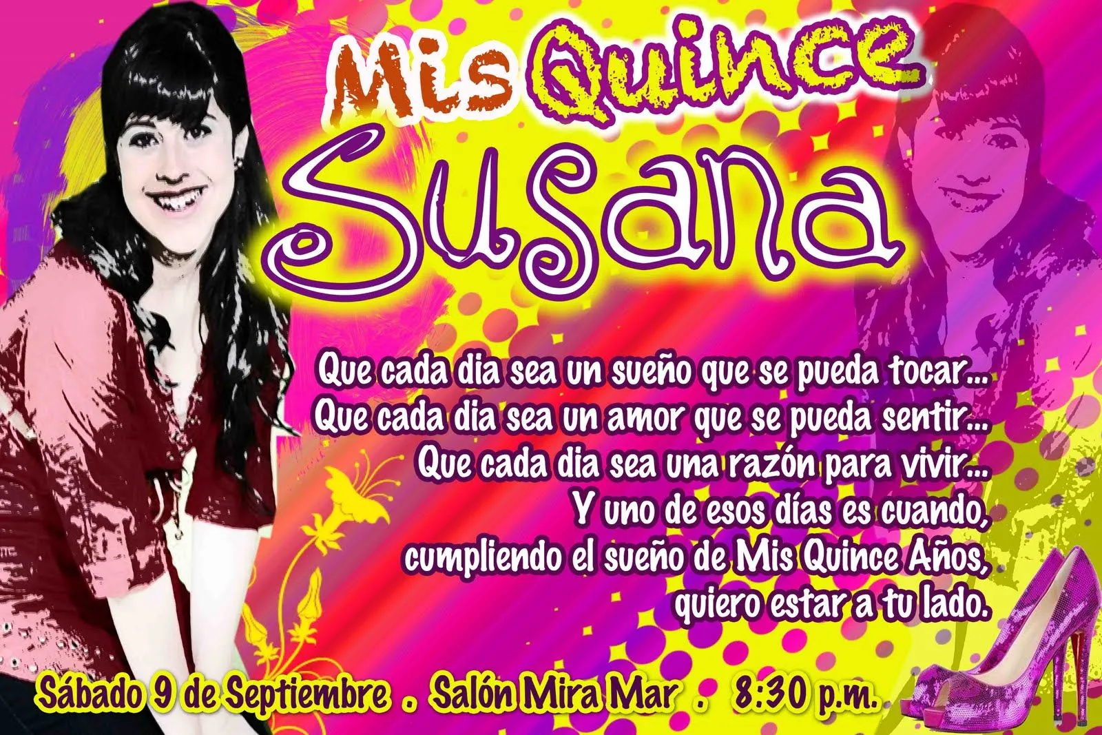 Mis xv invitación - Imagui