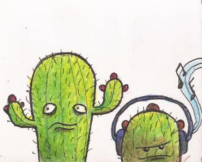 Cactus caricaturas - Imagui