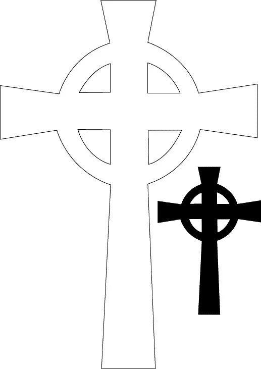 Molde de cruz - Imagui