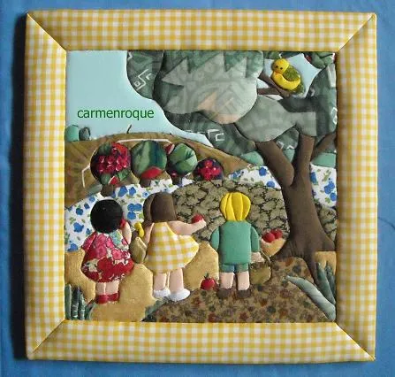 Cuadro patchwork - Imagui