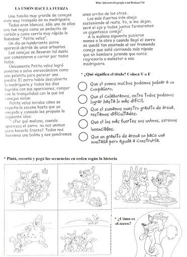 Cuentos en secuencias para imprimir - Imagui