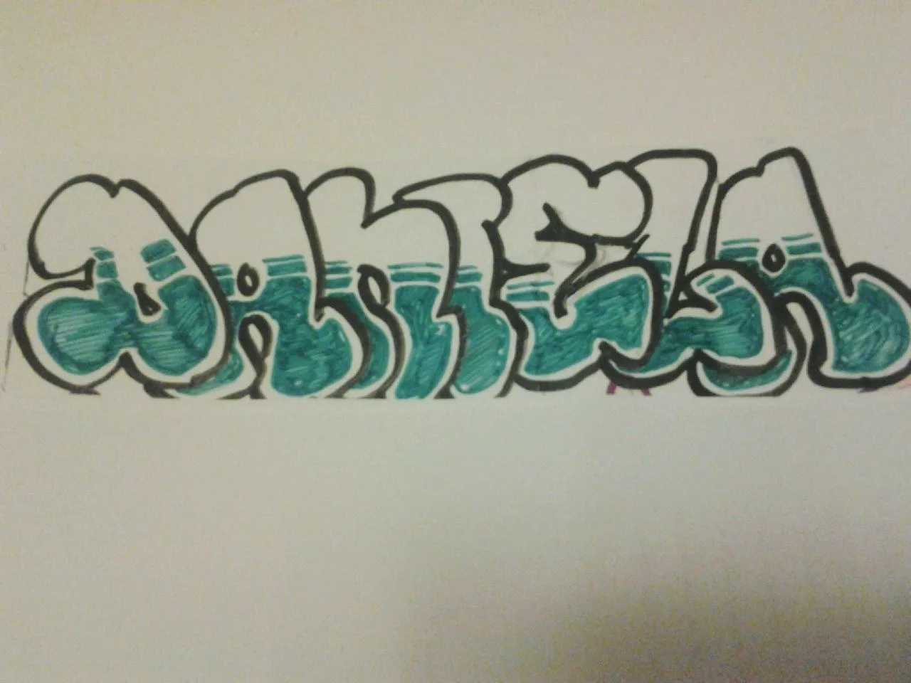 Daniela en graffiti - Imagui