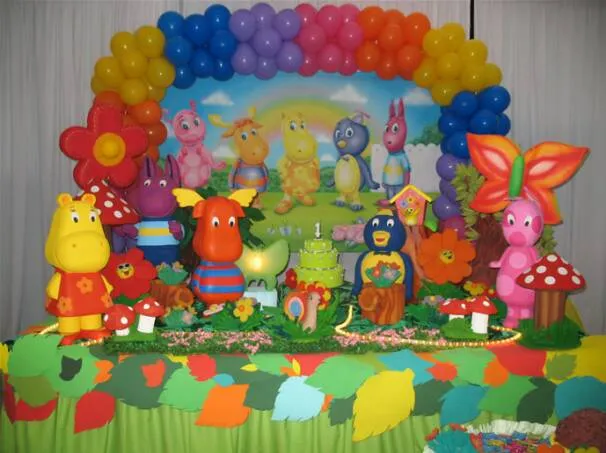 Fotos de decoración de fiestas infantiles de backyardigans - Imagui