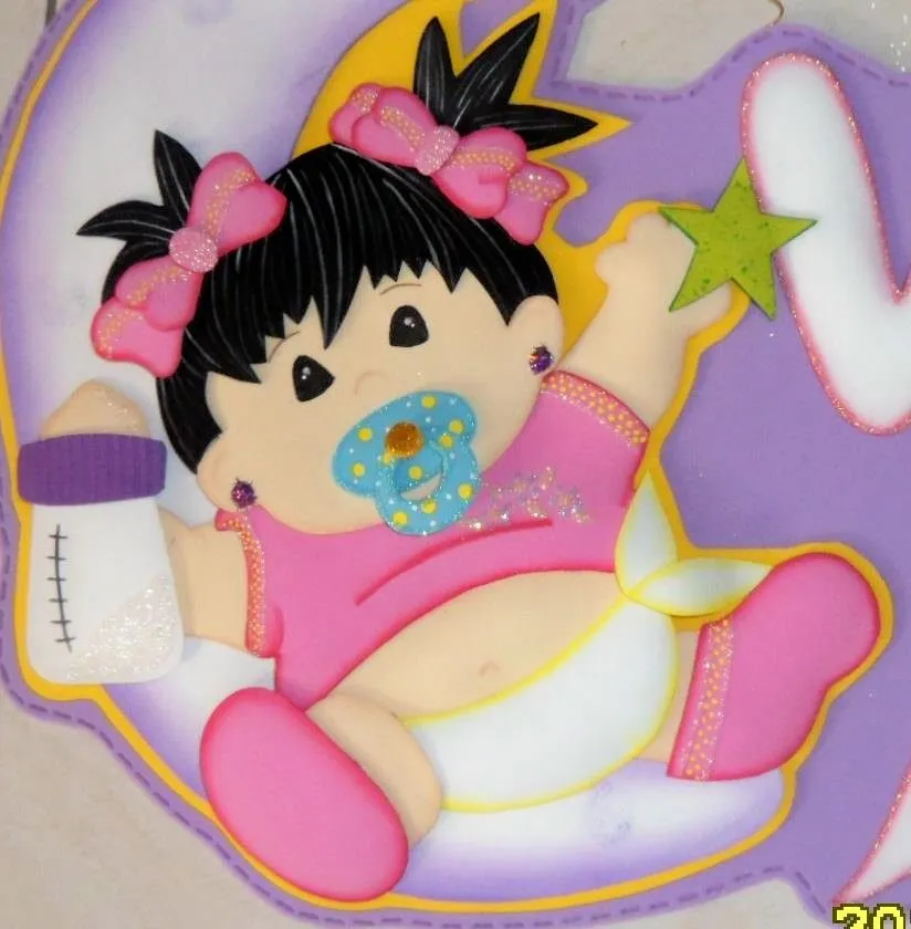 Bebitas en foami - Imagui