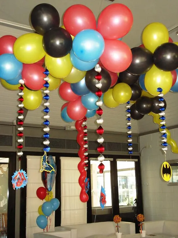 Decoraciónes de superheroes - Imagui