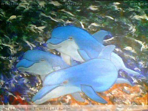 Delfines azules - Imagui