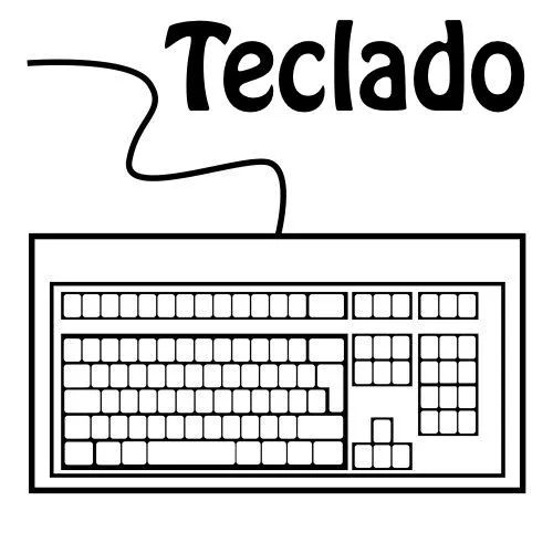 Dibujos animados de un monitor de computadora para colorear - 4 fotos e ...