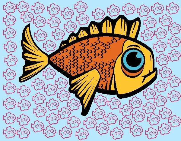 Dibujo pez Dorado - Imagui