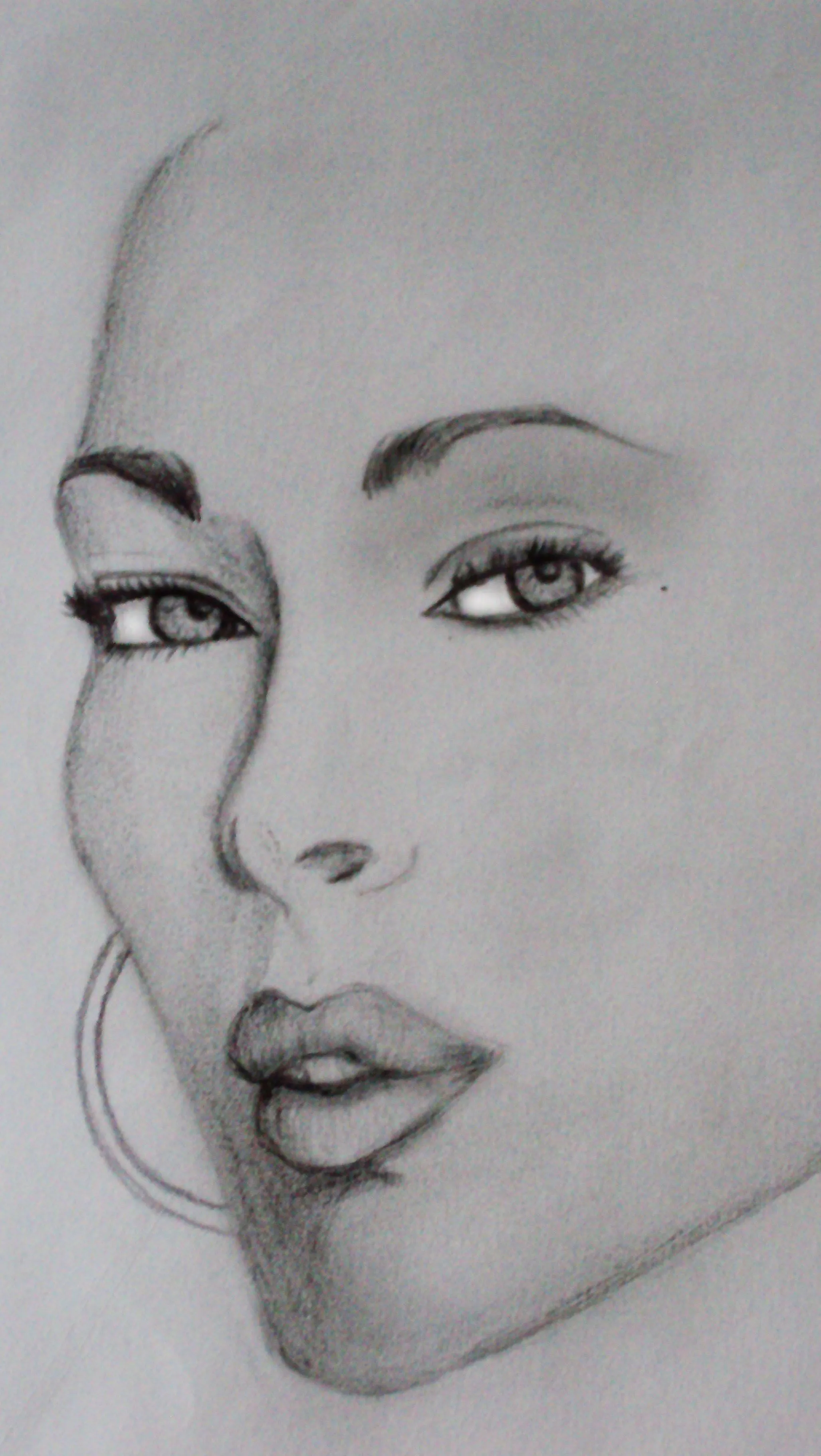 Dibujo de un rostro - Imagui