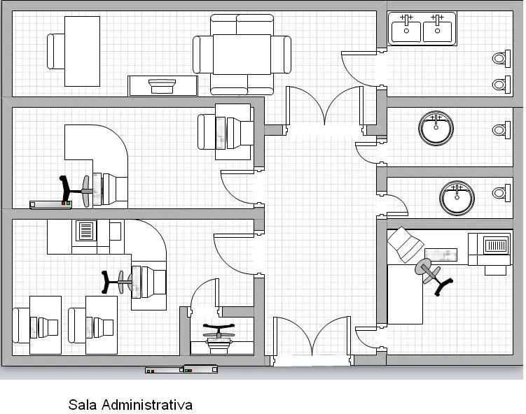 Una sala dibujada - Imagui