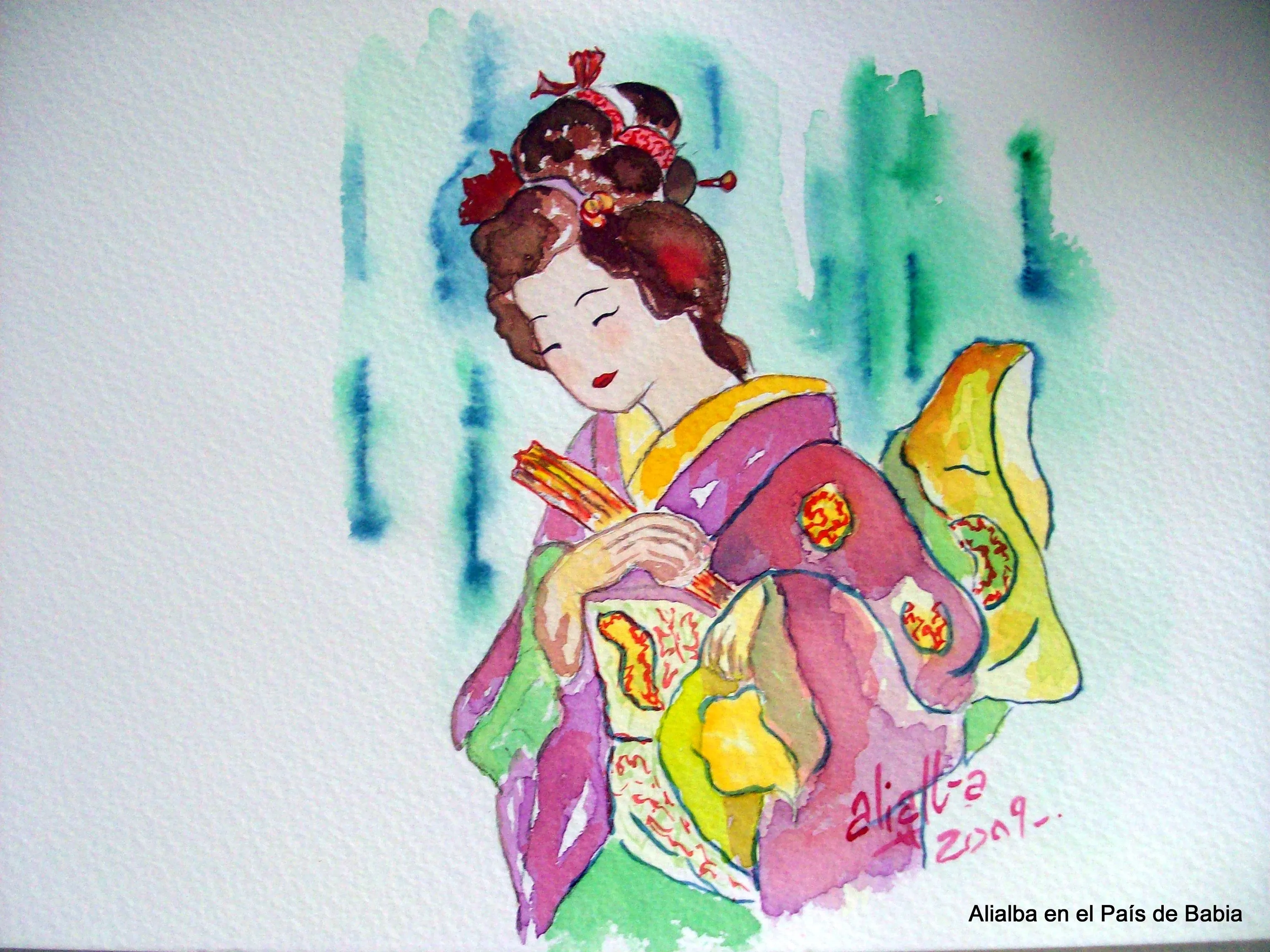 Dibujos de japonesas - Imagui