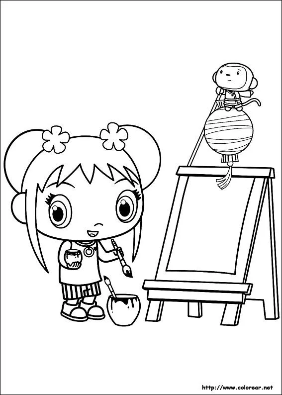 Kai lan para colorear - Imagui