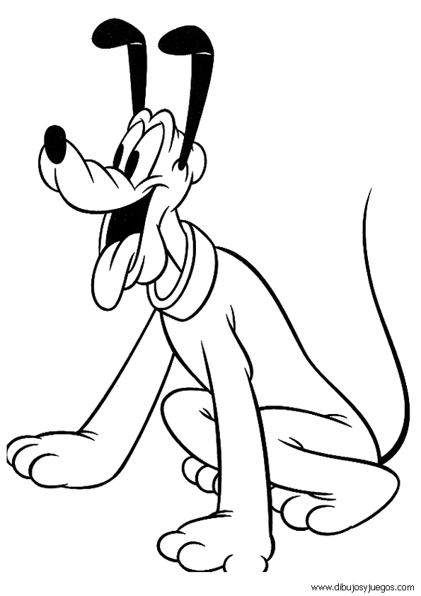 Dibujo de Pluto - Imagui