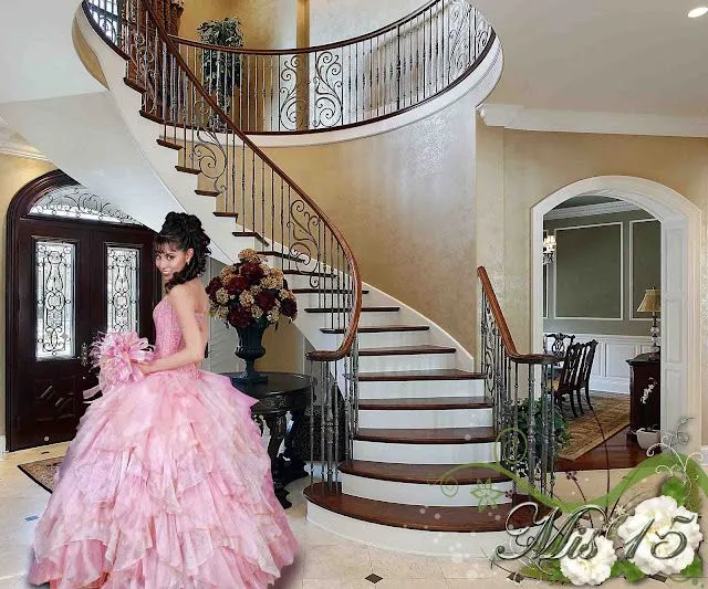 Dibujo quinceañera vectorizado - Imagui