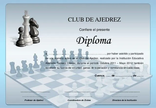 Machote diplomas de 1 lugar - Imagui