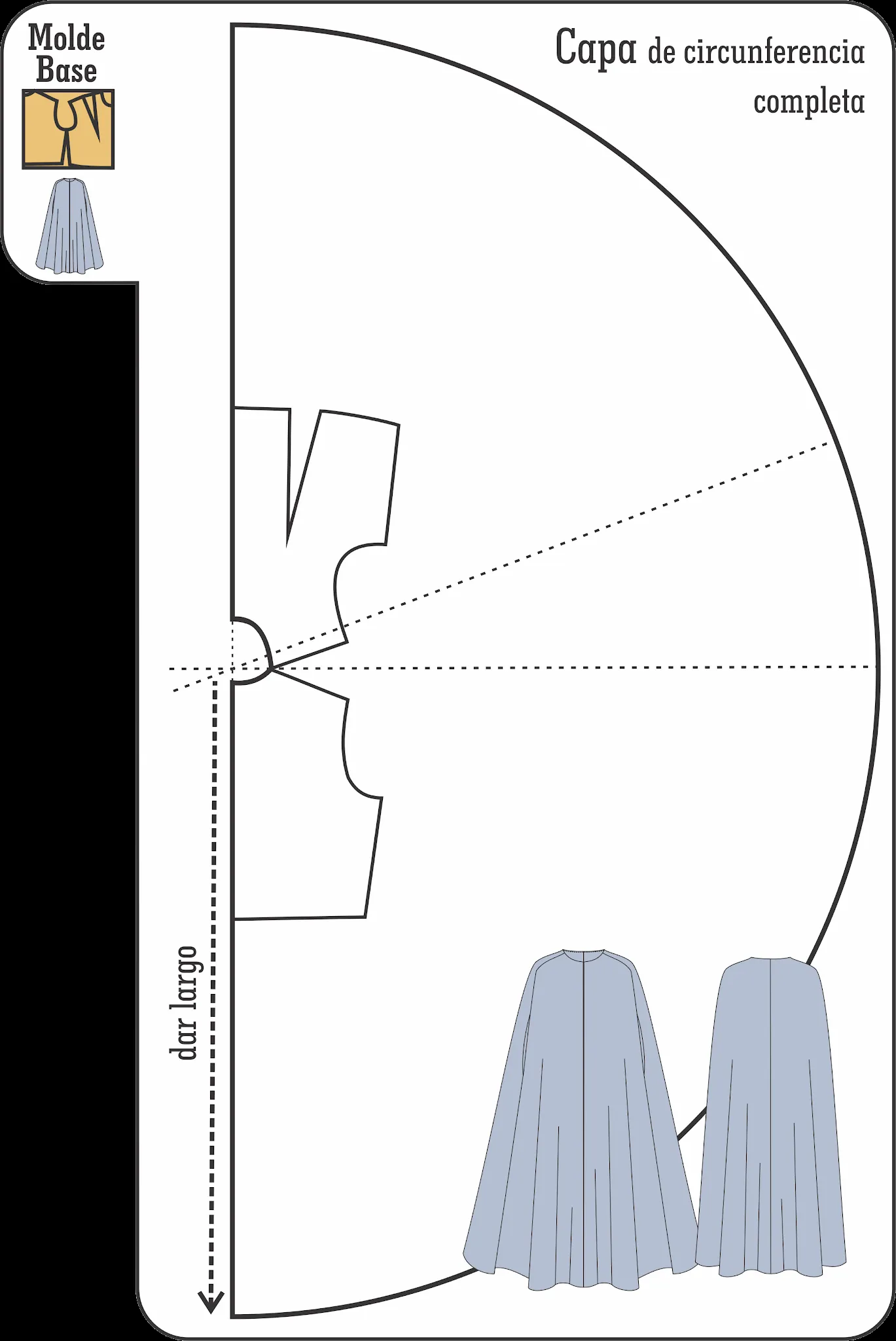 Moldes para hacer capas - Imagui