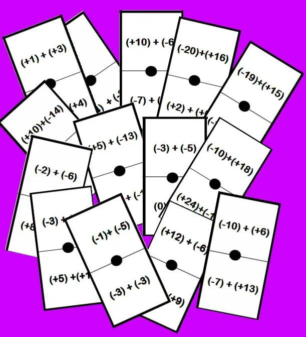 Domino de sumas - Imagui