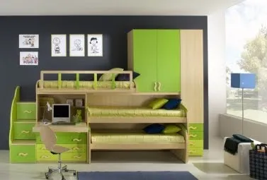 Camas triples para niños - Imagui