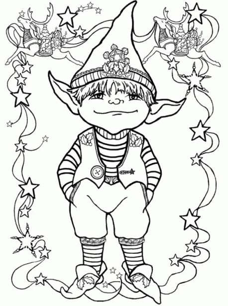 Duendecillo para coloreAR - Imagui