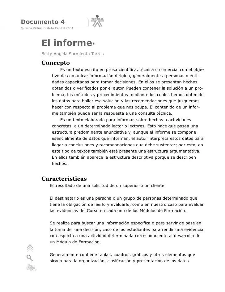Informe ejemplos - Imagui