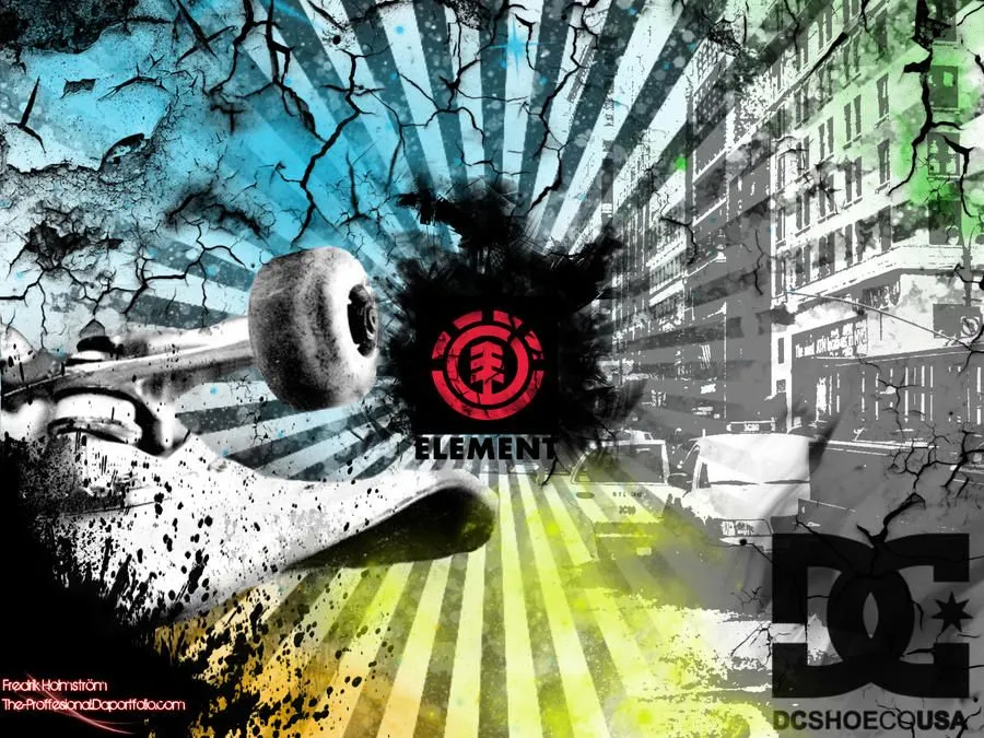 Element wallpaper skate - Imagui