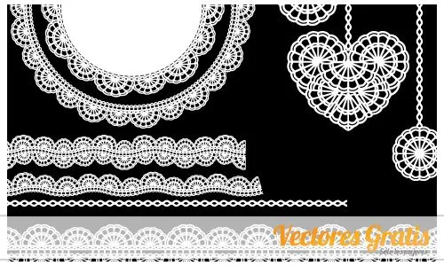 Encajes vectorizados gratis - Imagui