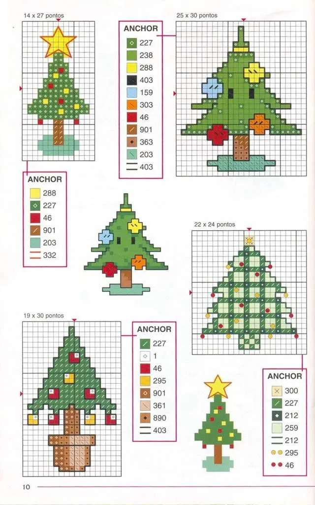 Punto de cruz patrones navidad - Imagui