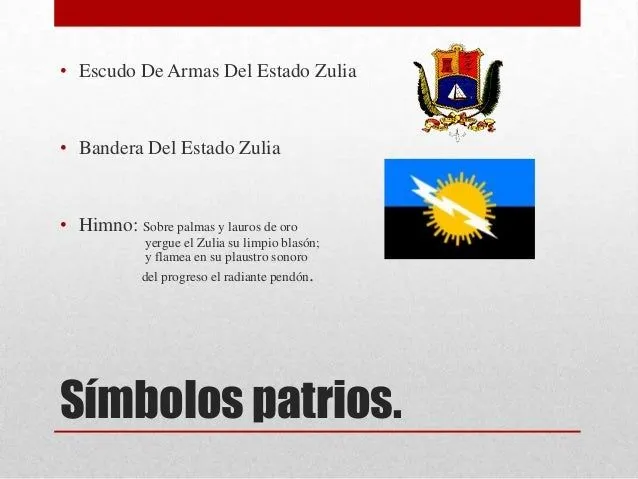 El himno del estado Zulia - Imagui