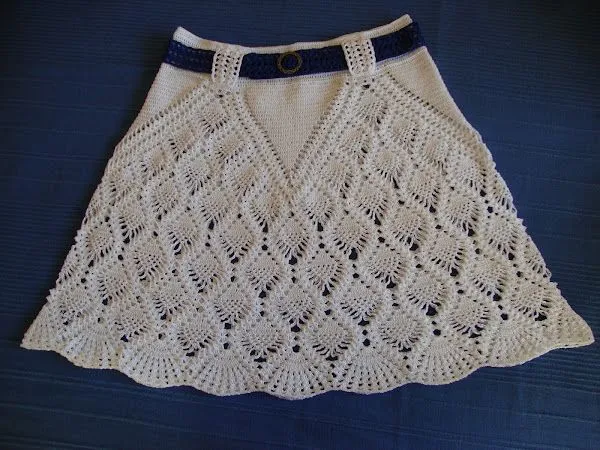 Como hacer faldas a crochet paso a paso - Imagui