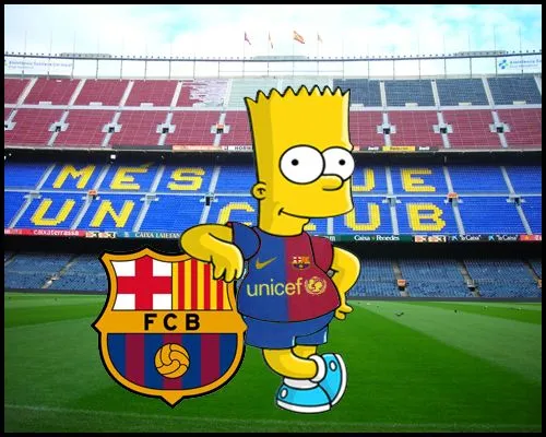 Fc barcelone bart Simpson - Imagui