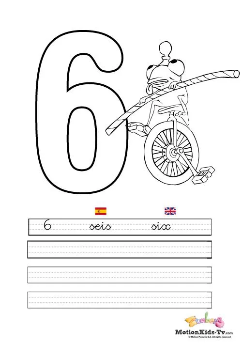 Actividades con el numero 6 - Imagui