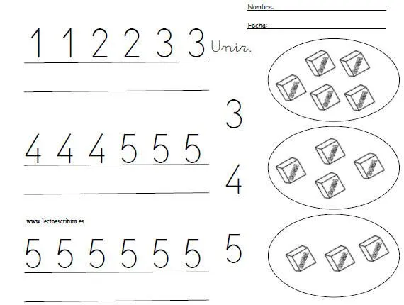 Fichas para imprimir de números - 12 fotos e imágenes gratis - Imagui