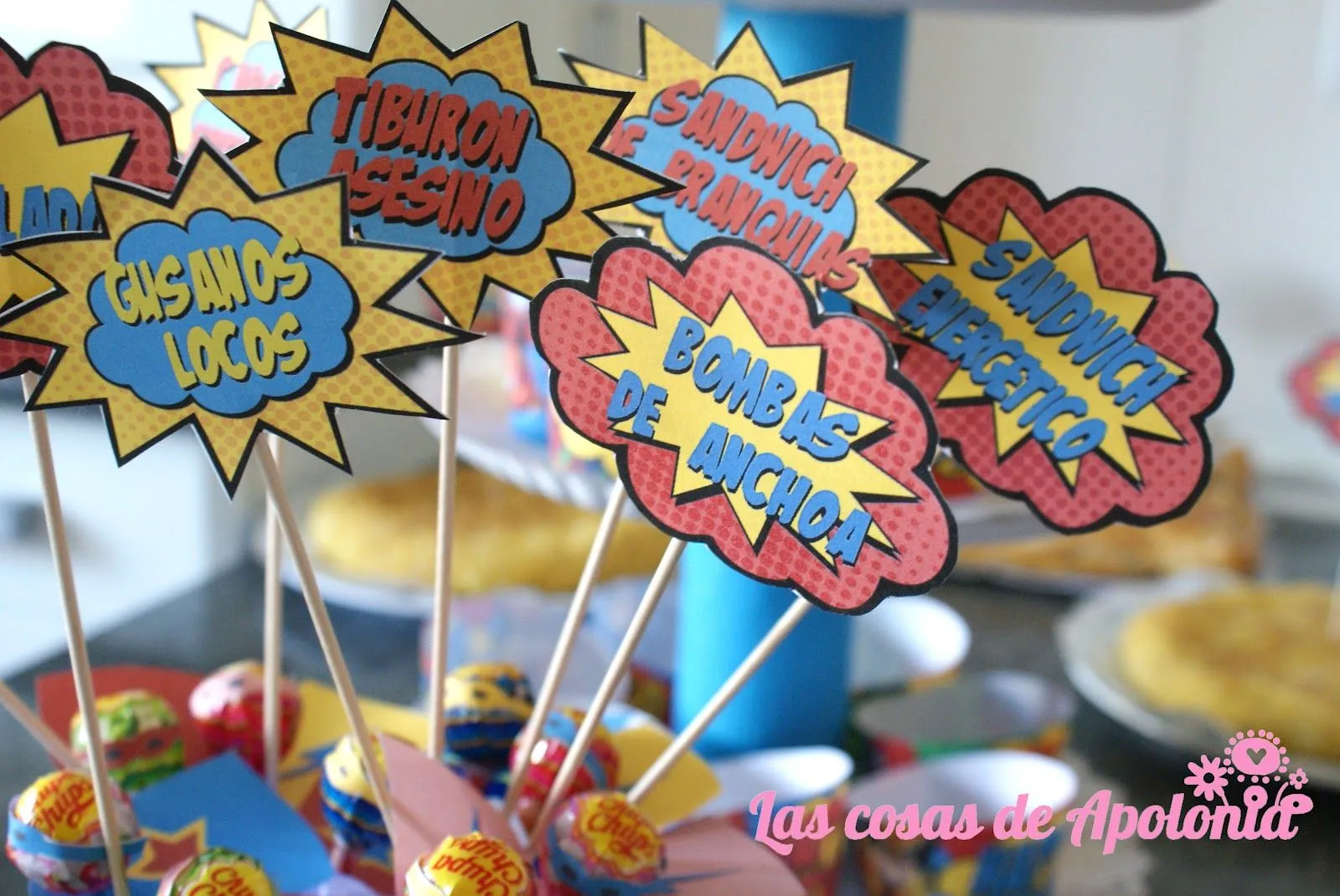 Decoración cumpleaños superheroes - Imagui