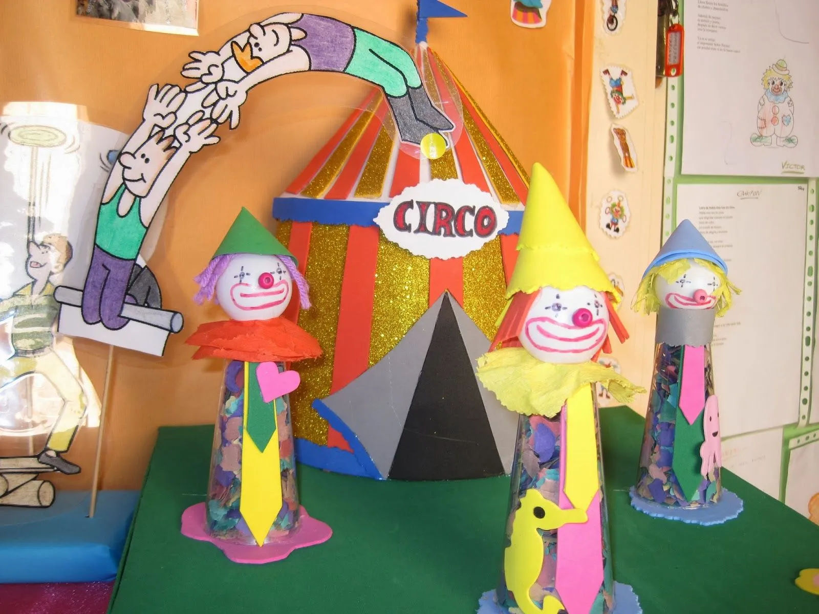 Circo en goma eva - Imagui